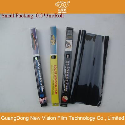 China 0.5*3m small size 2Ply scratch resistant car window solar tinting film with G5%,G20%,G35% for sale
