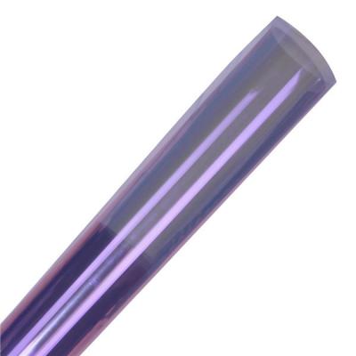China High quality UV rejected plastic car window film purple Chameleon film in 1.52*30m for sale