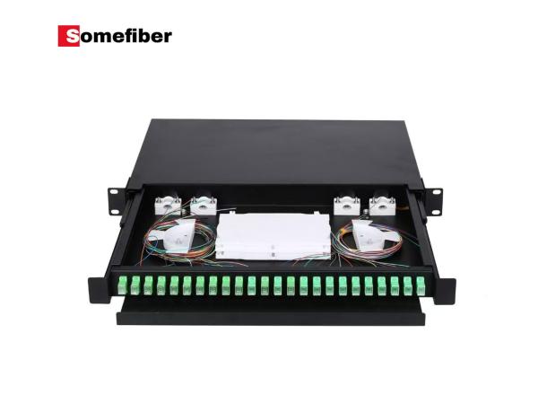 Quality 24-Core Rack Mount Fiber Optic Patch Panel for sale