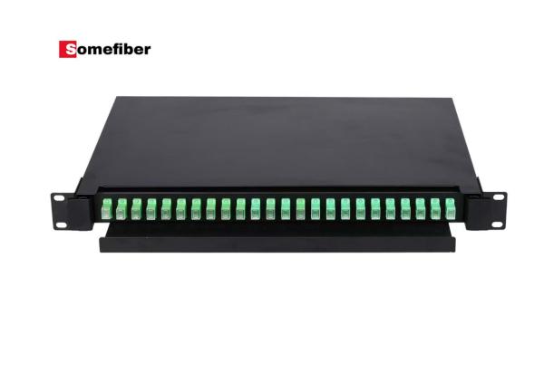 Quality 24-Core Rack Mount Fiber Optic Patch Panel for sale