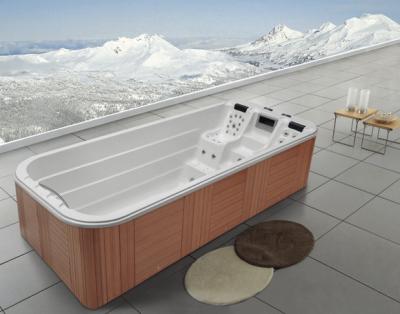 China Monalisa M-3350 family swim pool hot tub for 12 person villa resort hotel SPA large swim bathtub swimming pool for sale