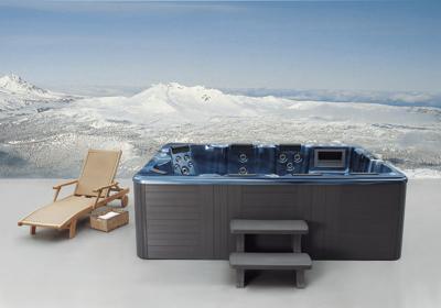 China Monalisa M-3320 luxury large outdoor SPA massage bathtub whirlpool hot tub for 7 adults outdoor SPA pool for sale