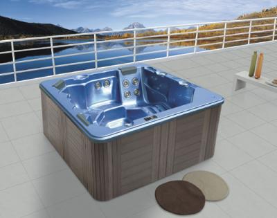 China Monalisa M-3327 square aqua hydro SPA hot tub outdoor whirlpool massage tub European style SPA tub woman lady popular for sale