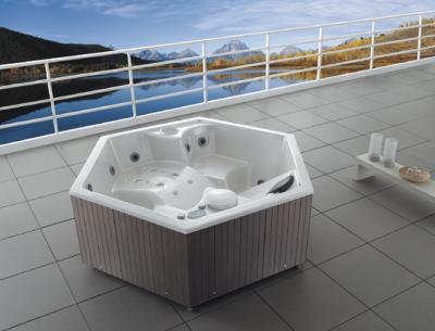 China Monalisa M-3330 outdoor hydro SPA hot tub for 3 people adults sexy massage SPA bathtub whirlpool SPA tub for kids for sale