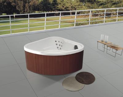 China Monalisa M-3344 outdoor SPA hot tub famous European style 2 persons SPA tub swim pool massage bathtub triangle massage for sale