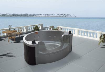 China Monalisa M-3348 LED outdoor SPA hot tub water massage tub for 2 persons whirlpool SPA tub amazing SPA bathtub for sale