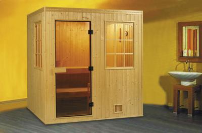 China Monalisa M-6007 Finland wood sauna enclosure internal control saunas sauna cabin romantic sauna house European style for sale