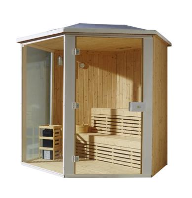 China Monalisa M-6012 sauna room outdoor dry steam sauna enclosure Finnish dry sauna house Harvia sauna (for outdoor use) for sale