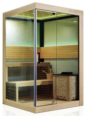 China Monalisa M-6033 Finland sauna room dry steam sauna enclosure European style sauna house indoor home saunas for sale