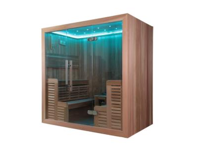 China Monalisa M-6043 dry sauna room European style sauna enclosure for adults sauna house Western style family sauna room for sale