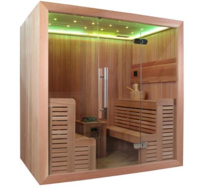 China Monalisa M-6045 French dry sauna room British sauna enclosure European style sauna room popular sauna room manufacturer for sale