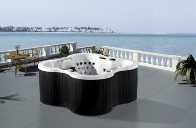 China Monalisa M-3353 flower shape hot tub SPA tub outdoor SPA hot tub for 4 persons luxury Western style SPA massage tub for sale