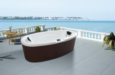 China Monalisa M-3360 romantic SPA massage hot tub for 2 persons SPA bathtub outdoor whirlpool bath tub oval hot tub ellipse for sale