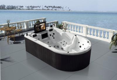 China Monalisa M-3361 outdoor hot tub massage bathtub for six adults whirlpool tub acrylic SPA pool hydro SPA for sale