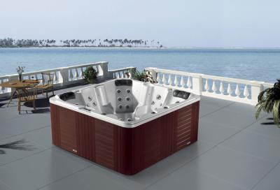 China Monalisa M-3367 USA Balboa system outdoor massage bathtub European style outdoor SPA hot tub for 5 adults circular for sale
