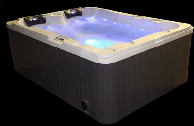 China Monalisa M-3371A outdoor massage hot tub with LED hydro massage bathtub wholesale manufacturer for sale