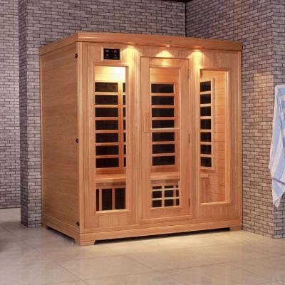 China Monalisa I-003 European style far infrared sauna room light wave room light wave massage cabin infrared sauna enclosure for sale