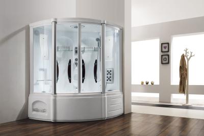 China Monalisa M-8215 steam shower room with bathtub shower room with wet steam sauna shower cabin steam shower massage for sale