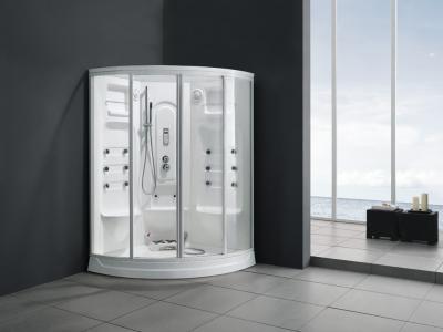 China Monalisa M-8238 arc steam shower room luxury 2 persons shower enclosure steam and shower cabin for home hotel villa for sale