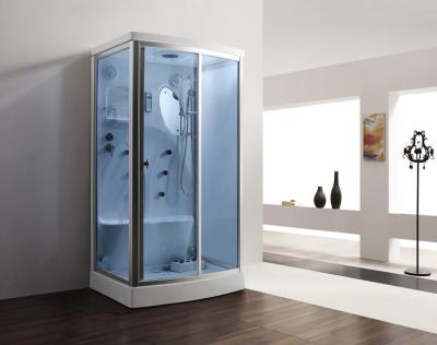China Monalisa M-8256 home steam room wet steam enclosure European style shower steam room 2 persons steam space foot massage for sale