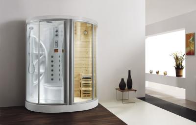 China Monalisa M-8268 steam sauna room steam enclosure steam room with sauna room combined multi-functional steam sauna room for sale
