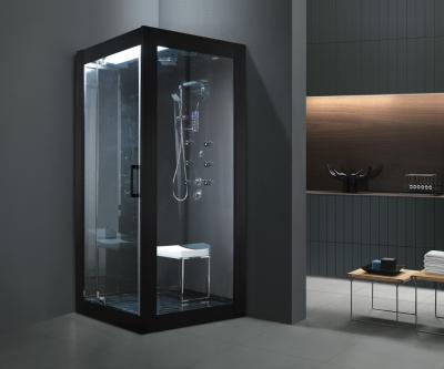 China Monalisa M-8283 luxury wet steam room with touch control panel Western style steam shower room for sale