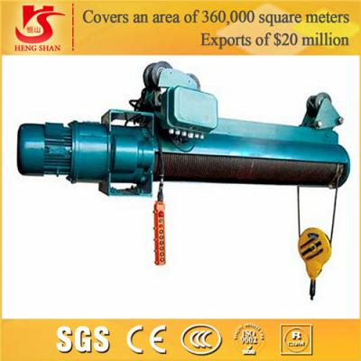 China Crane hometown remote control double speed cheap wire rope electric hoist price for sale