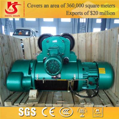 China Single and double speed general application lifting mini electric wire rope hoist for sale