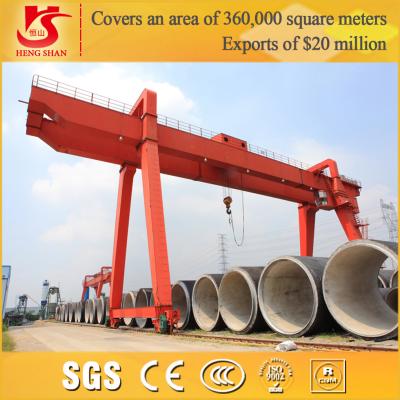 China MG Model Heavy Duty Double Girder EOT overhead crane gantry crane for sale