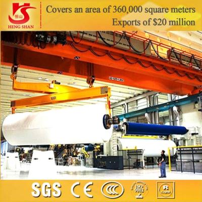 China Customizable qb model double girder traveling eot explosion proof crane for sale