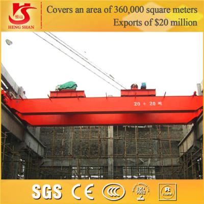 China 2015 hot sale qd overhead crane 100t heavy overhead crane for sale