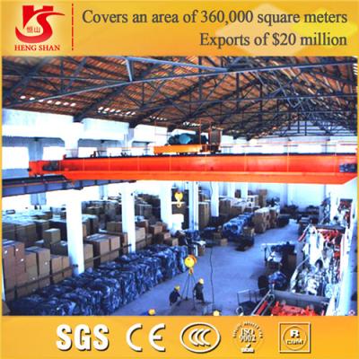 China Heavy Duty traveling double girder overhead crane for sale