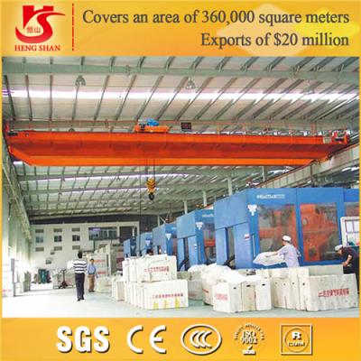 China Heavy Duty traveling double girder overhead crane for sale