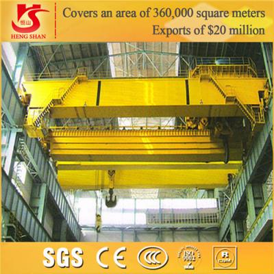 China 50/10t qb eot double girder traveling explosion proof crane for sale