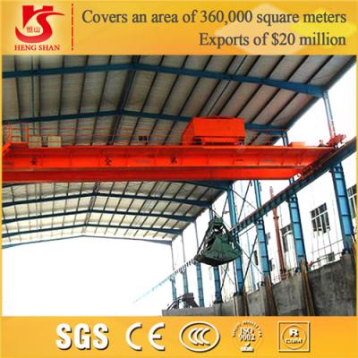 China qz model grab double beam A6 A7 heavy duty high protech Bridge Crane with grab for sale