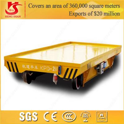 China Electric Power Flat Rail Flat Folding Cart & Flat Bed Cart for sale