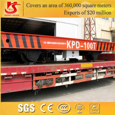 China Industrial Rail Mounted stainless steel deck carrier flatcar for sale