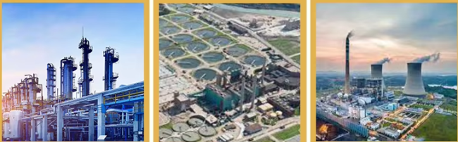 FRP pipes in chemical plant application