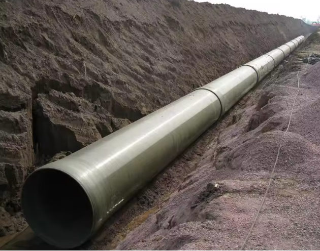 Underground drainage pipe application