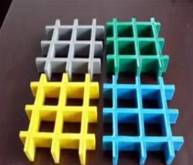 FRP grating installation example in industrial setting