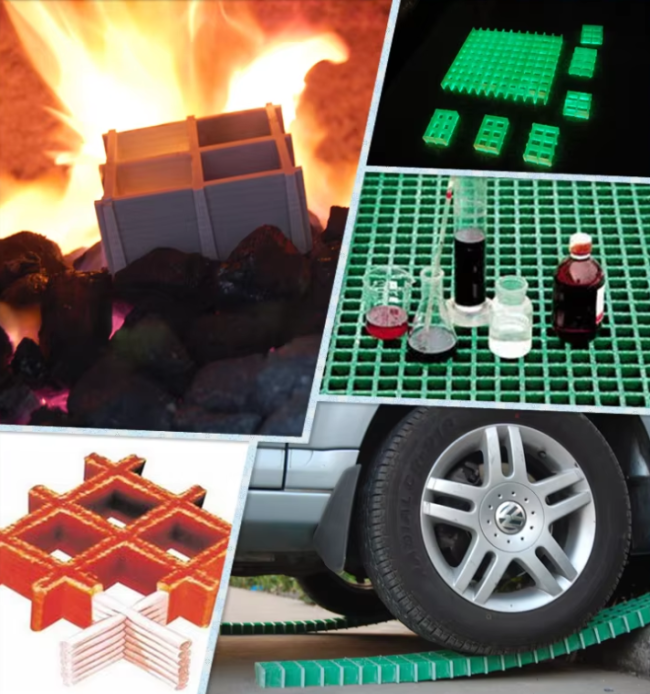 FRP Grating close-up view
