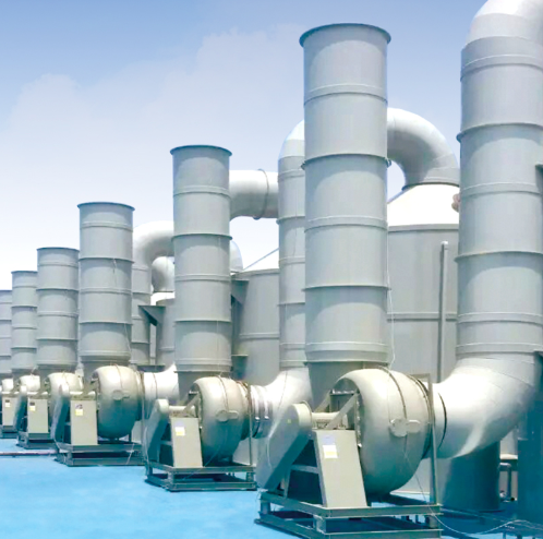 FRP centrifugal fan industrial application