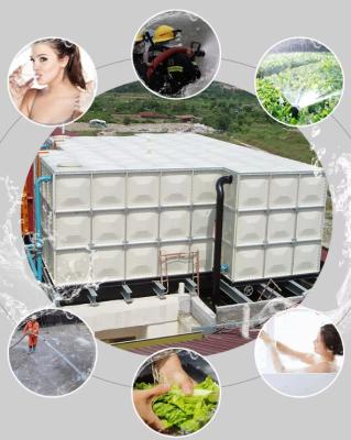 Cina Superficie liscia Immenso litro pannello in FRP Serbatoio di immagazzinamento dell'acqua Gallo gigante Raccolta dell'acqua piovana in vendita