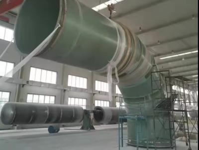 Cina Tubo di plastica rinforzato in fibra di vetro Grp Frp rotondo liscio 300-2600 mm di diametro in vendita