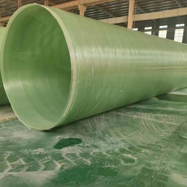 Fiberglass FRP Pipe product photo showing lightweight construction and smooth interior surface