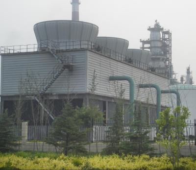 China Counterflow GRP FRP Structure Cooling Tower 50-5000 Tons Capacity Customized Color for sale