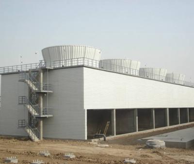 Cina Torre di raffreddamento per l'acqua industriale FRP Controflusso e flusso incrociato GRP 10-1000m3/h in vendita
