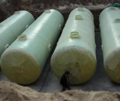 Cina 500L/ora Serbatoio settico sotterraneo in FRP, Serbatoio bio di trattamento delle acque reflue in FRP in vendita