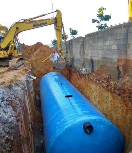 Quality High Strength FRP GRP Septic Tank For Human And Animal Feces Treatment for sale