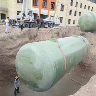 Cina Serbatoio septico bio di 1000L FRP senza perdite Serbatoio fognario in fibra di vetro Trattamento delle acque reflue in vendita